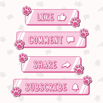 Pink Subscribe Button Images – Browse 715 Stock Photos, Vectors, and ...