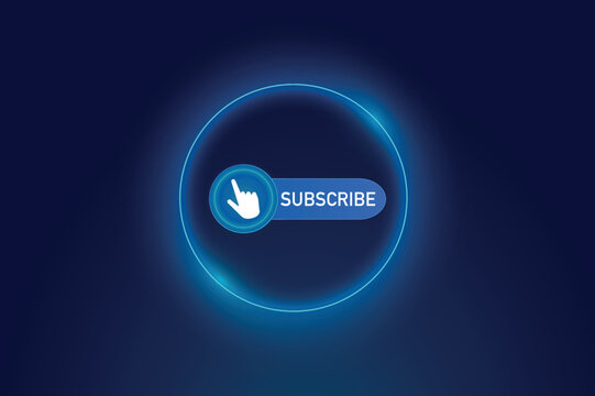 Subscribe Button Png Blue
