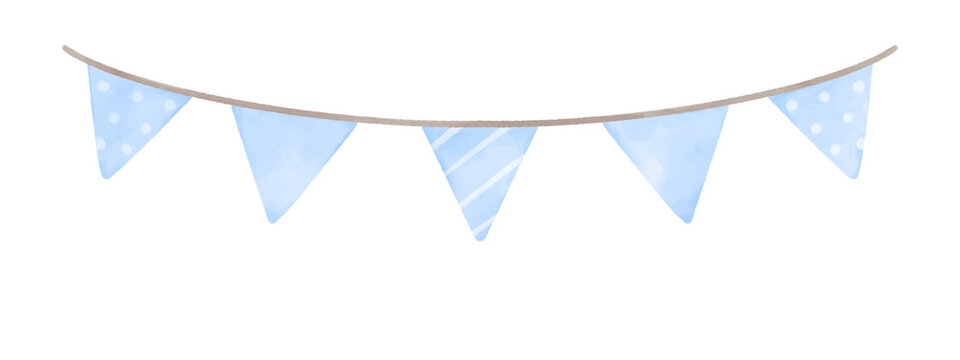 Blue Bunting Clip Art