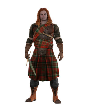 Scottish Highlander Warrior