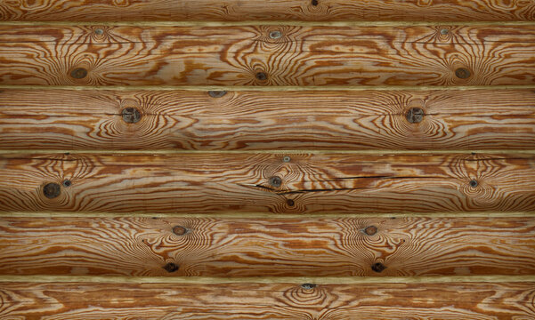 Seamless Log Cabin Texture