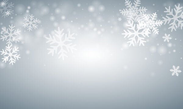 Snowflakes Falling Wallpaper