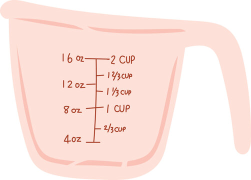 14 Measuring Cup Clip Art