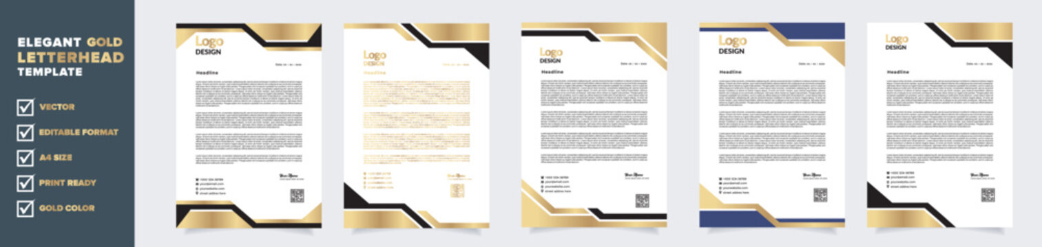 Business Letter Head Design Images – Browse 43,352 Stock Photos ...