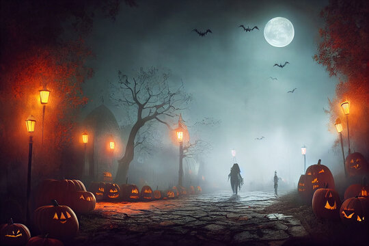 "Halloween Night" Images – Browse 4,642 Stock Photos, Vectors, and ...