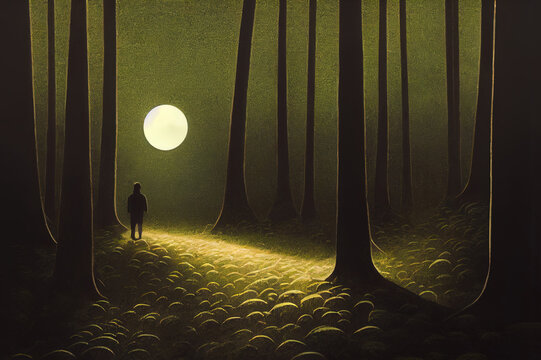Walking In Moonlight Images – Browse 2,110 Stock Photos, Vectors, and ...