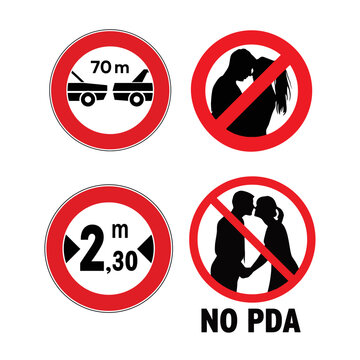 No Pda Sign
