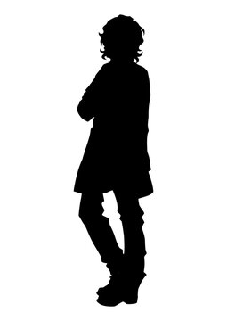 Anime Guy Side View Standing