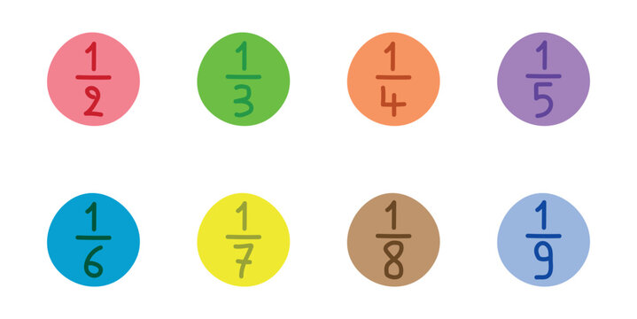 Quarter Fraction Clipart