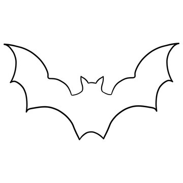 Simple Bat Outline