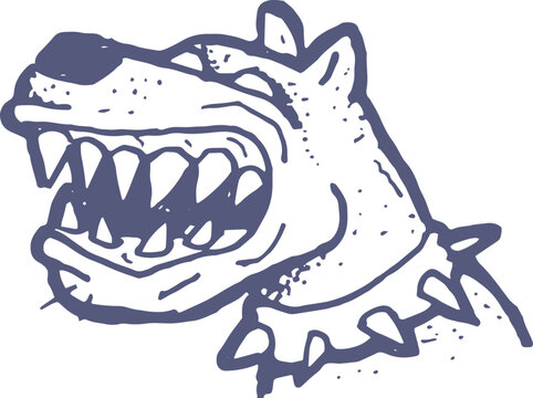 Vicious Dog Drawing