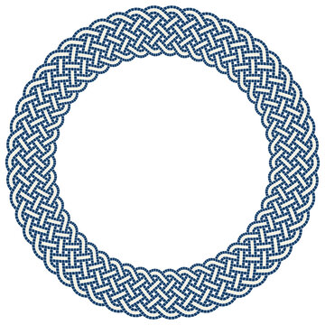 Blue Celtic Border