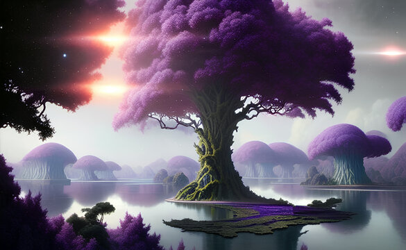 Pixie Hollow Tree Wallpaper