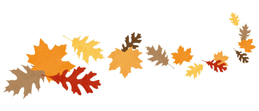 Blowing Leaves Clip Art