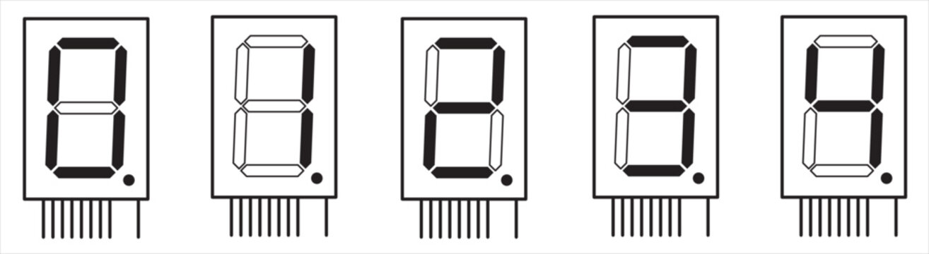 รูปภาพ7-Segment – เลือกดูภาพถ่ายสต็อก เวกเตอร์ และวิดีโอ1,773 | Adobe Stock