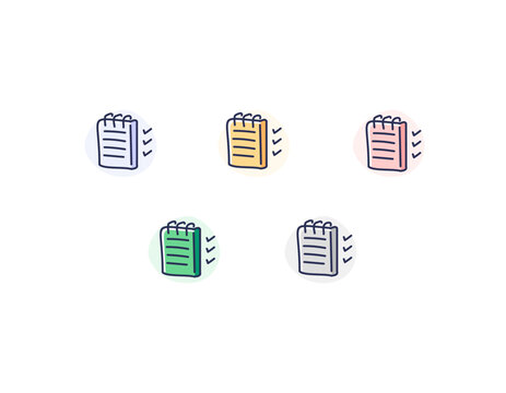 "Notepad Icon" Images – Browse 227 Stock Photos, Vectors, and Video ...