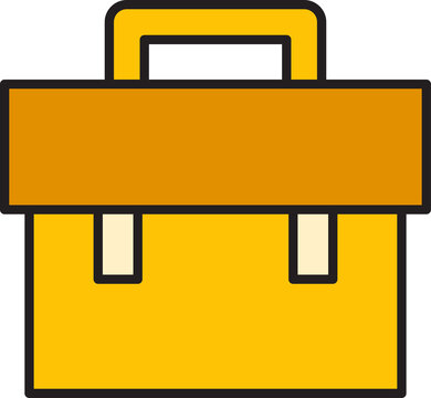 Yellow Toolbox Icon
