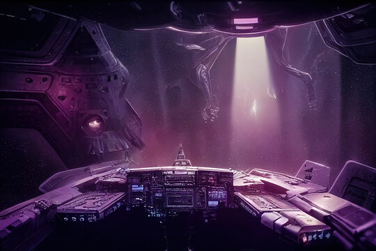 Alien Inside Space Shuttle