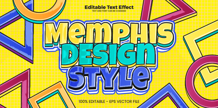 Memphis Style Font Images – Browse 2,970 Stock Photos, Vectors, and ...