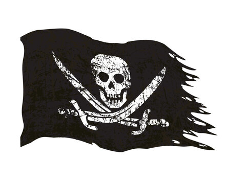Tattered Pirate Flag Png