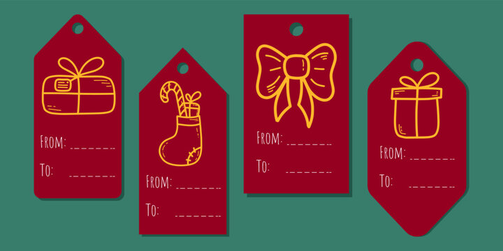 Printable Gift Tag Template Images – Browse 6,214 Stock Photos, Vectors ...