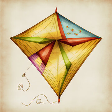 Vintage Kite Illustration