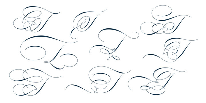 Calligraphy Capital T