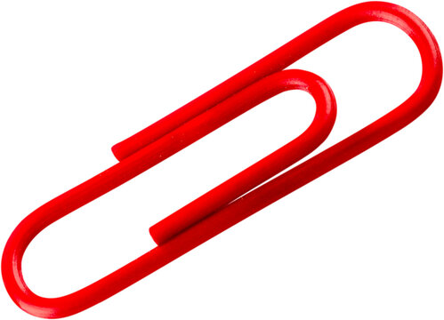Red Paperclip Png