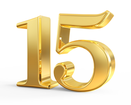 Número 15 Png