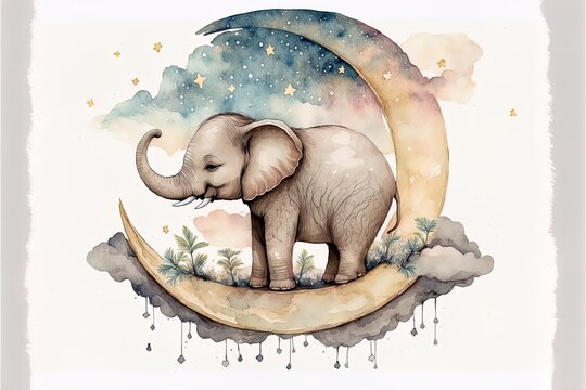 "Watercolor Elephant" Bilder – Durchsuchen 297 Archivfotos ...