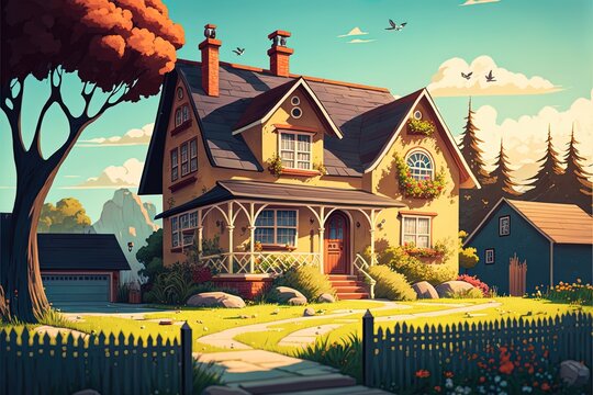 "Cartoon House" Images – Browse 2,740 Stock Photos, Vectors, and Video ...