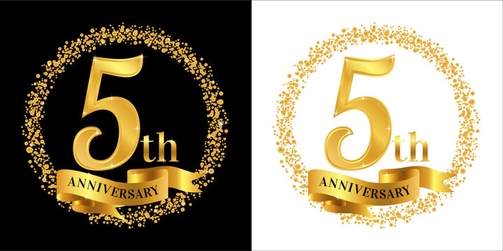「5Th Anniversary Logo」の写真素材 | 10,183件の無料イラスト画像 | Adobe Stock