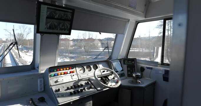 Locomotive Cab View