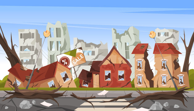 Cartoon Earthquake Animation