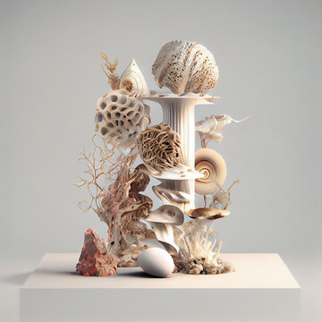Abstract Nature Sculpture