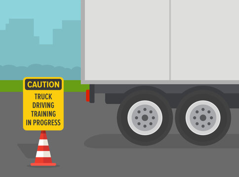 Trucks Driving Warning Signs