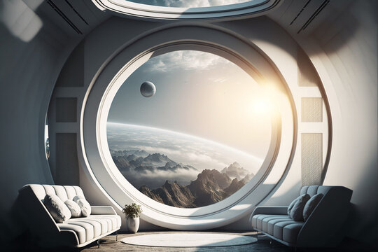Space Station Interior Concept Resort