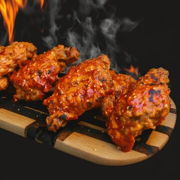 Fire Chicken Wings Images – Browse 6,625 Stock Photos, Vectors, and ...