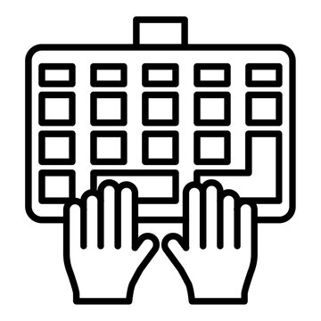 Manual Data Entry Icon