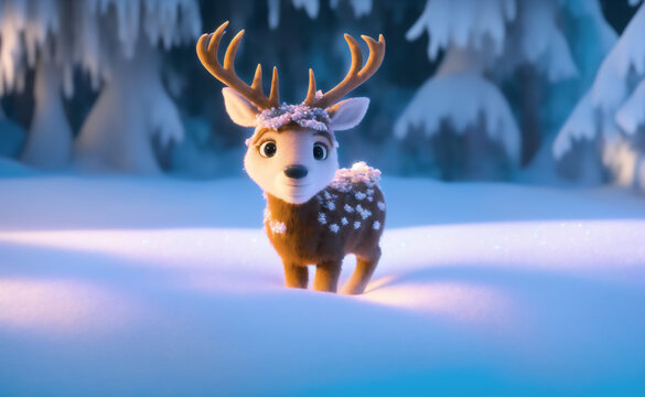 Baby Deer Snow Images – Browse 7,262 Stock Photos, Vectors, and Video ...