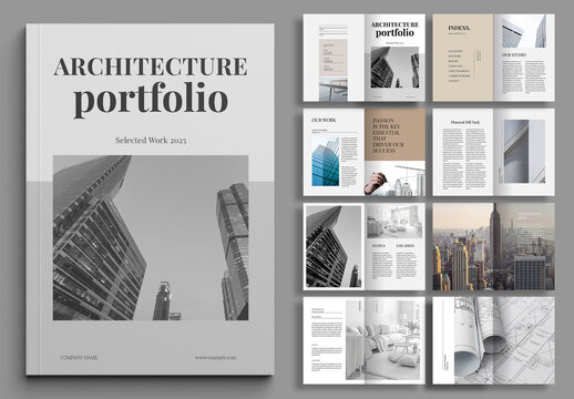 Architecture Portfolio Cover Page Ideas