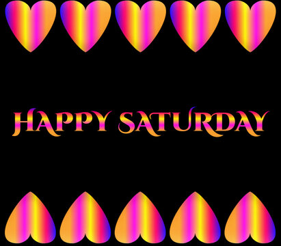 Happy Saturday Glitter