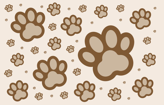 Canine Paw Prints