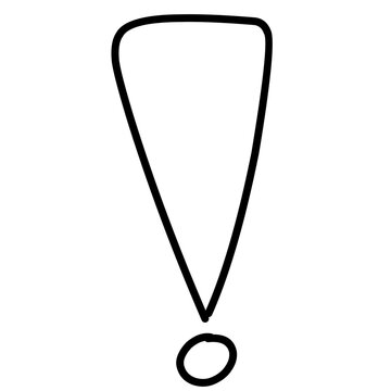 Bubble Letter Exclamation Point