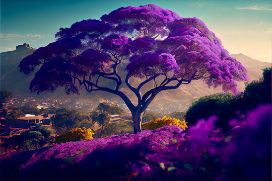 Jacaranda Tree Wallpaper