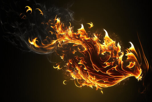 Cool Flames Background