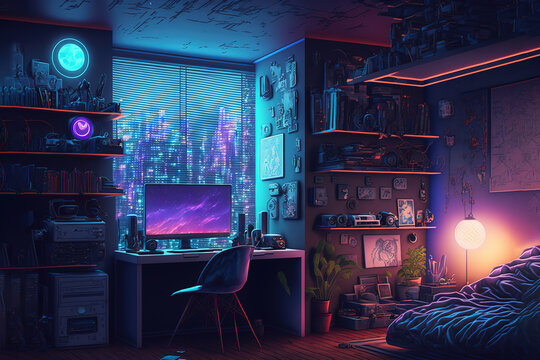 Gaming Room Background Images – Browse 154,141 Stock Photos, Vectors ...