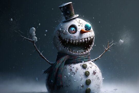 Zombie Snowman