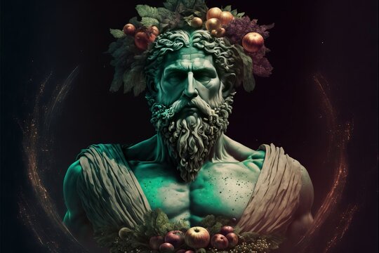 Saturn Roman God Statue