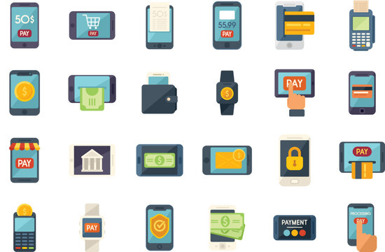 Payment Process Icons Images – Browse 17,494 Stock Photos, Vectors, and ...